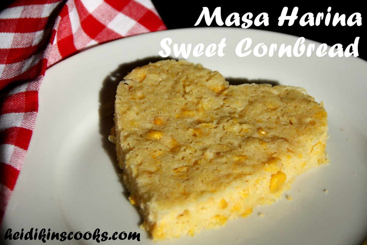 Masa Harina Sweet Cornbread | heidikins cooks